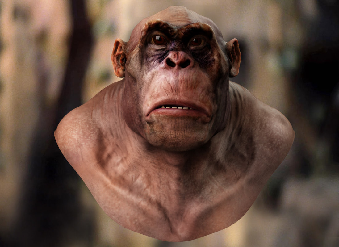 3d model apeman