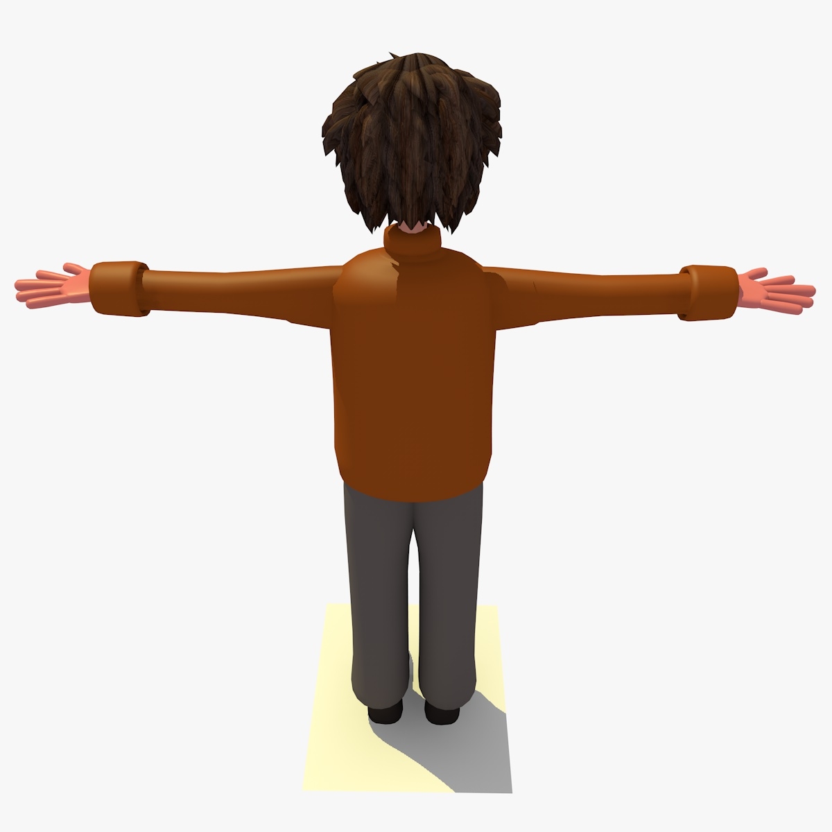 3d tim cartoon character