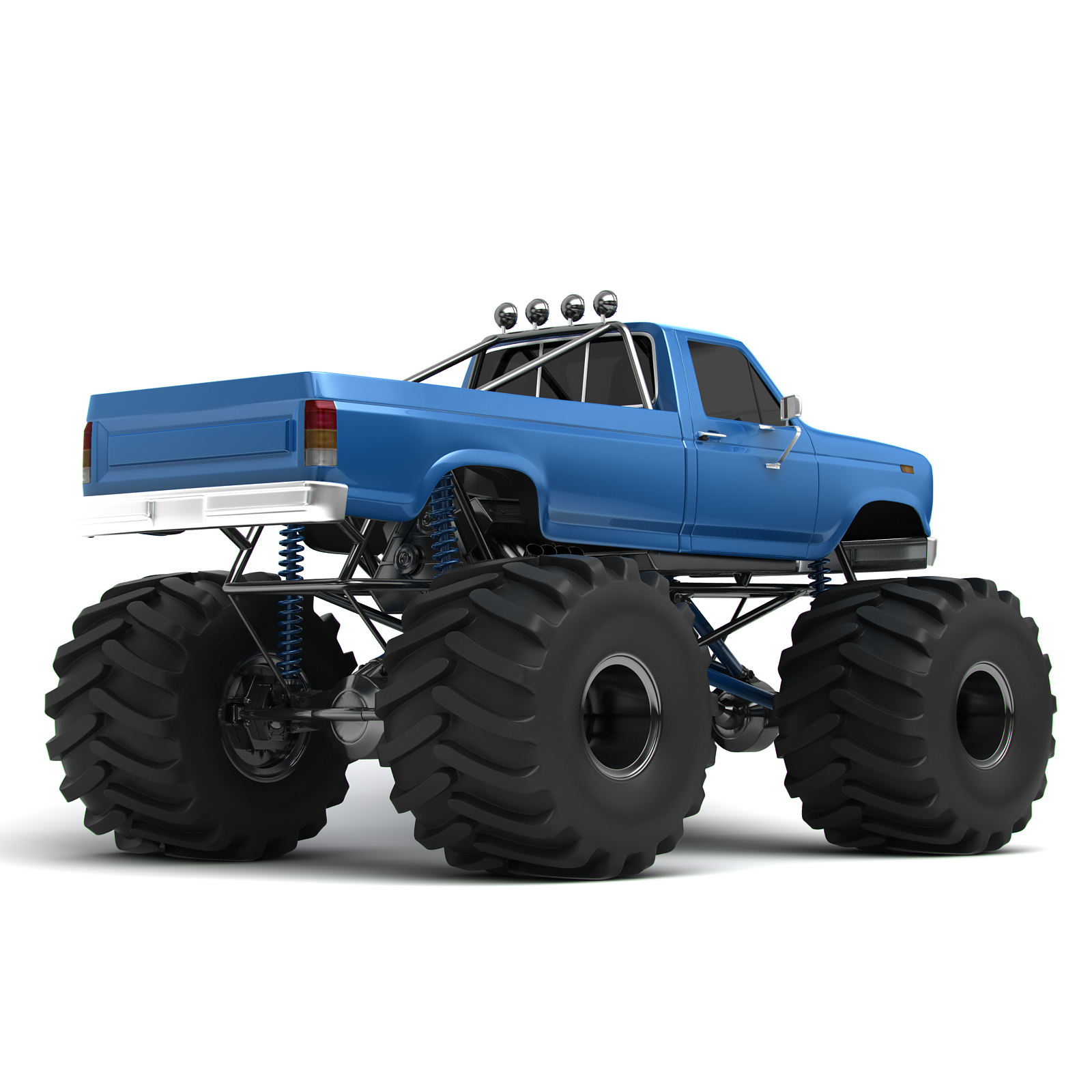 monster truck 3d model