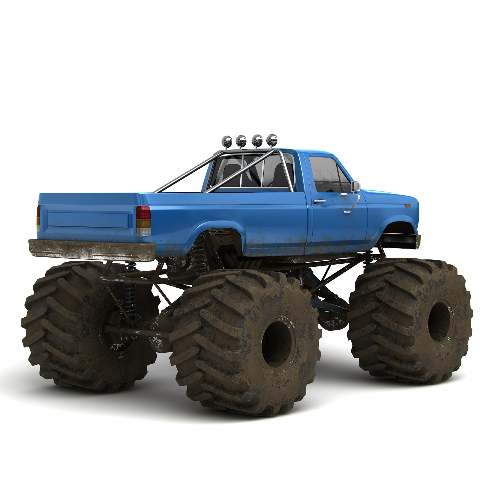monster truck 3d model