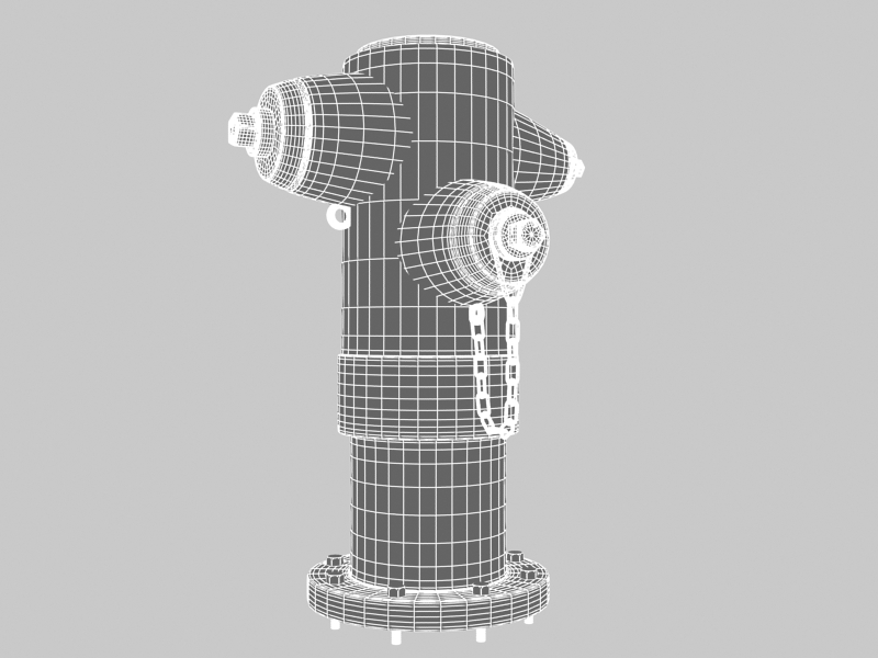 hydrant mueller 3d model