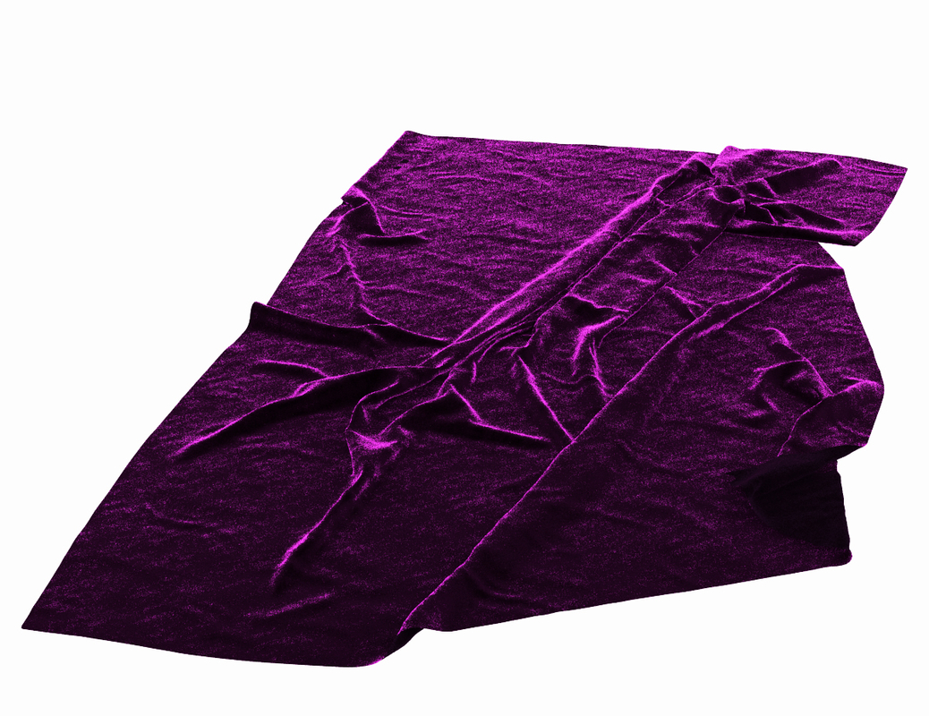 velvet fabric 3d max