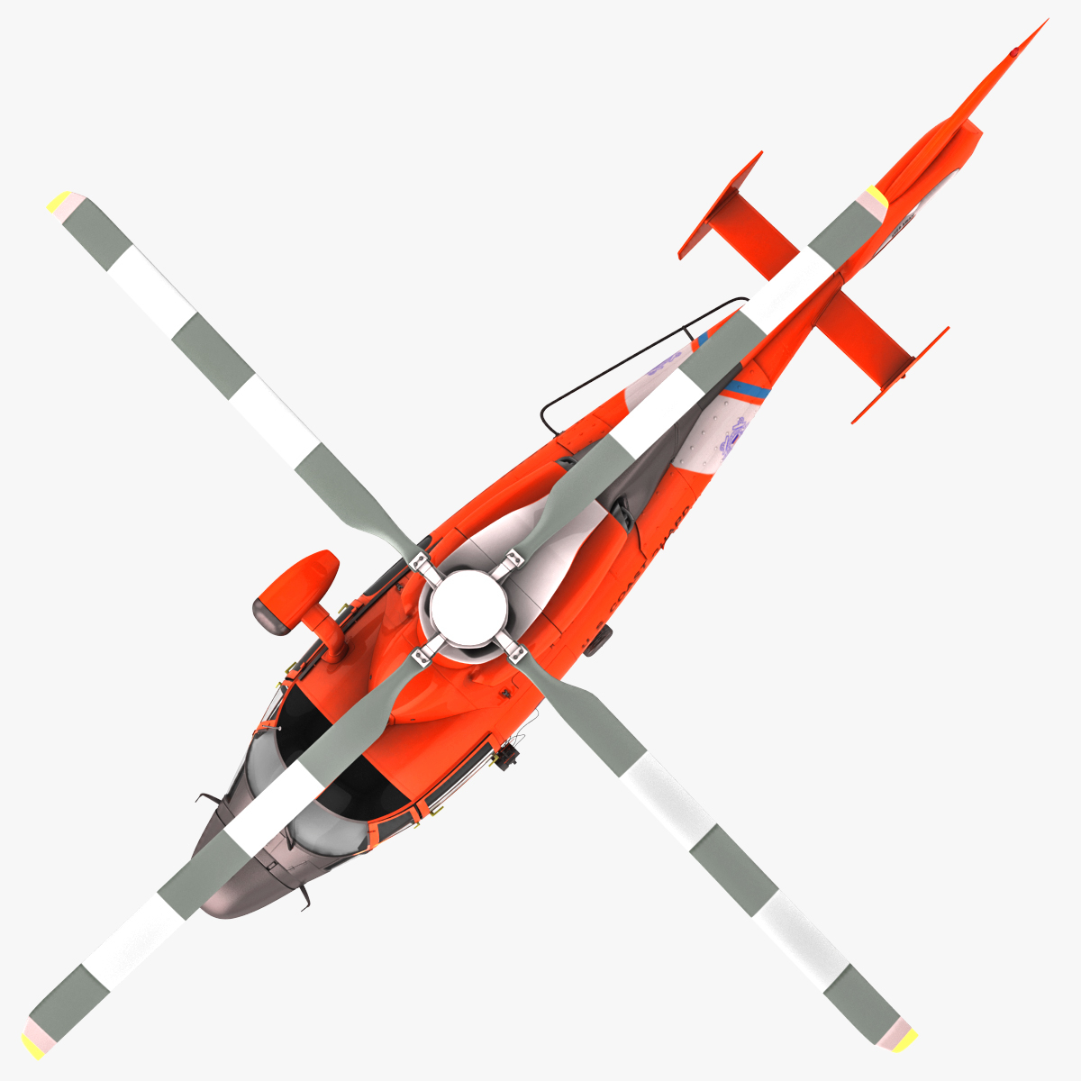 search rescue helicopter eurocopter 3d model