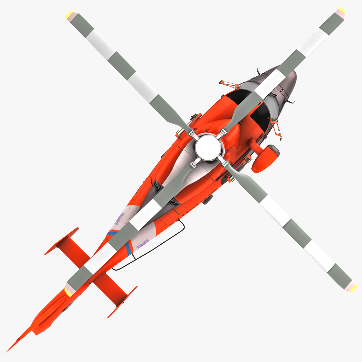 search rescue helicopter eurocopter 3d model