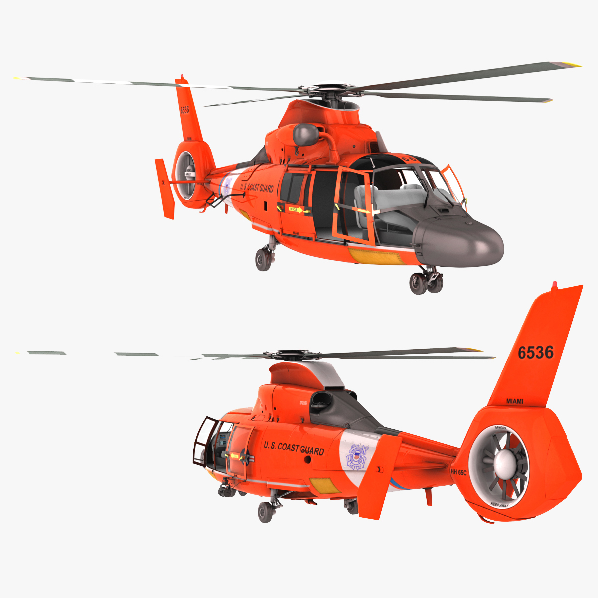 search rescue helicopter eurocopter 3d model