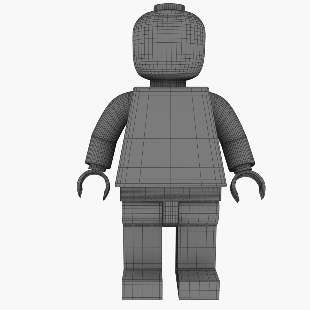 lego man 3d max
