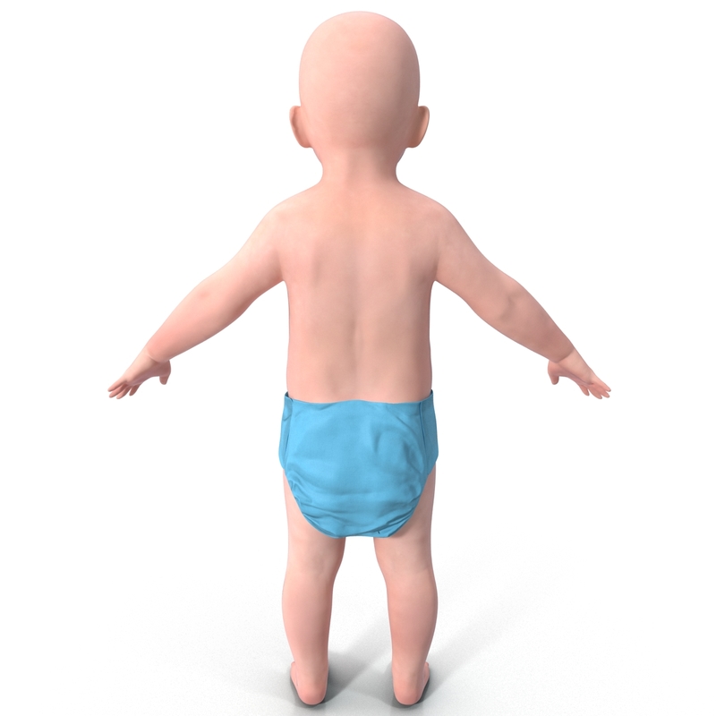 3d model baby 2