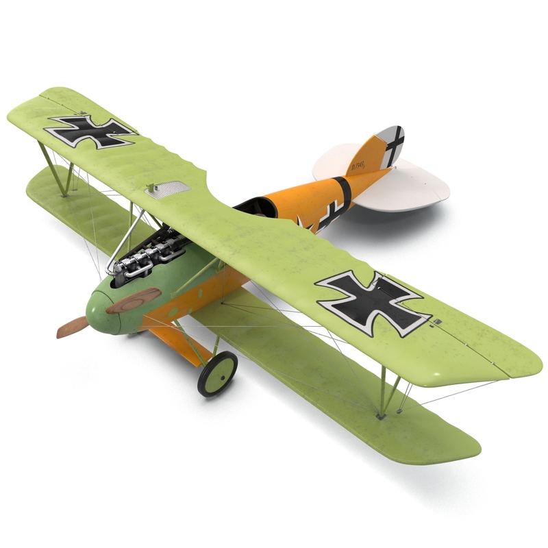 fighter aircraft albatros dv 3d 3ds