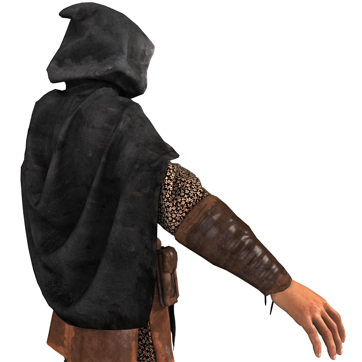 3d model medieval thief