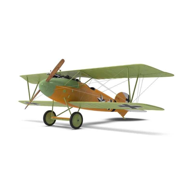 fighter aircraft albatros dv 3d 3ds