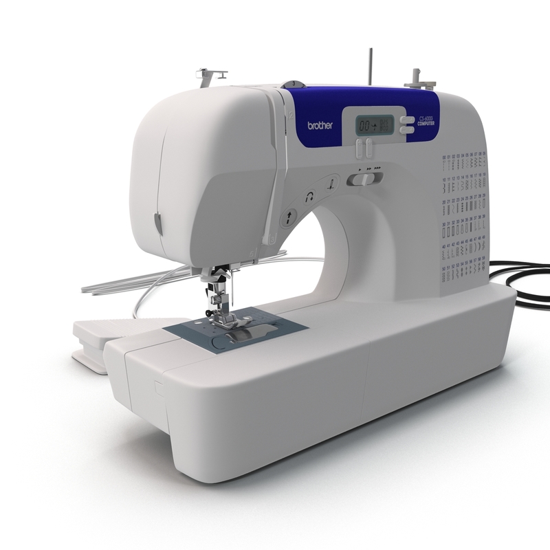 3d sewing machine brother cs-6000i model