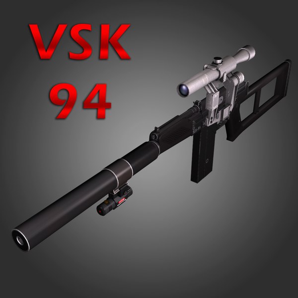modelo 3d Rifle de francotirador VSK-94 - TurboSquid 814849