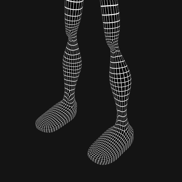 neutral character obj