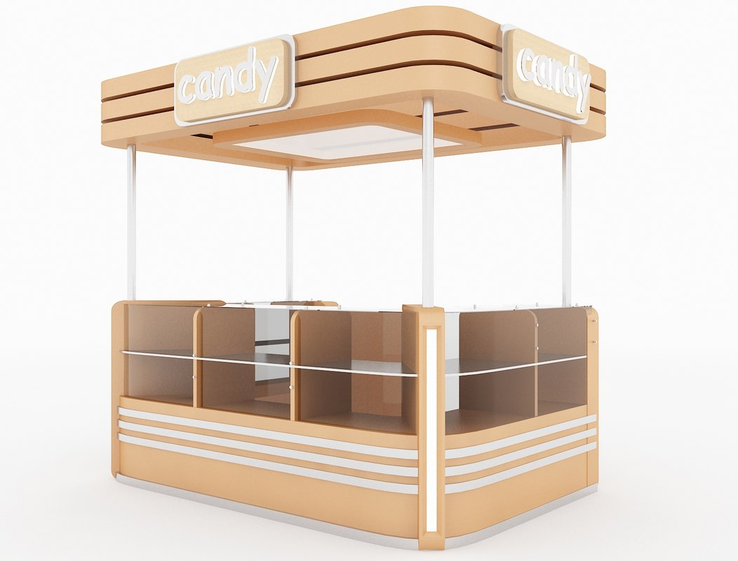 3d model kiosk