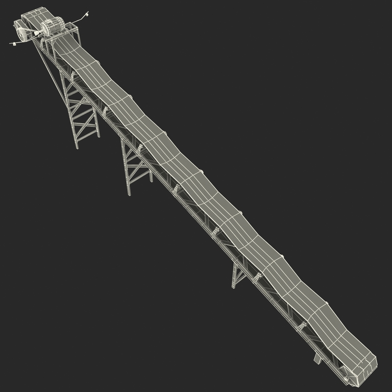 3d conveyor belt model