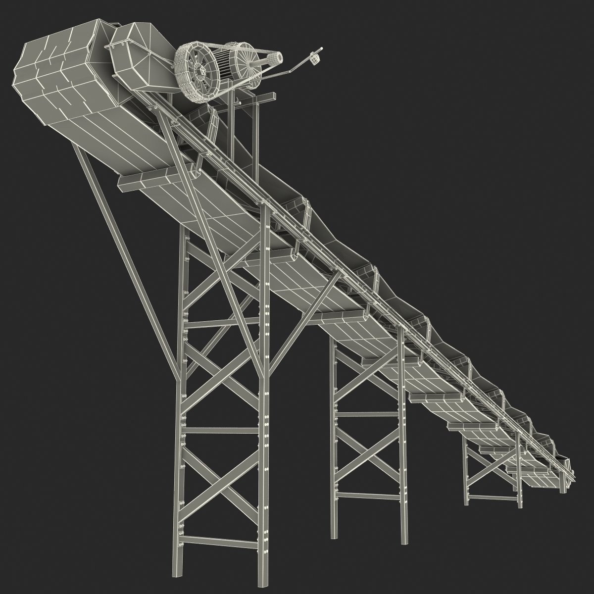 3d conveyor belt model