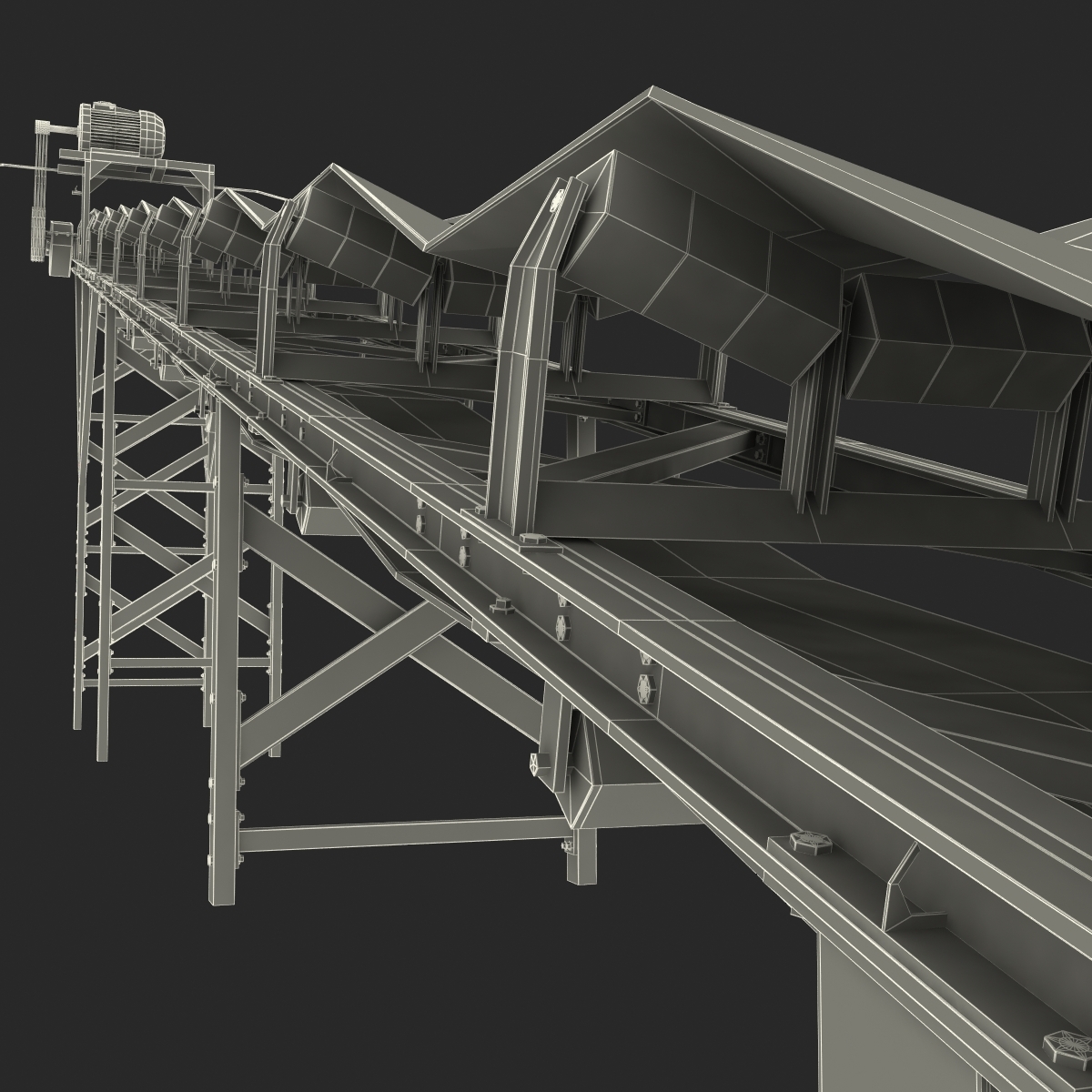 3d conveyor belt model