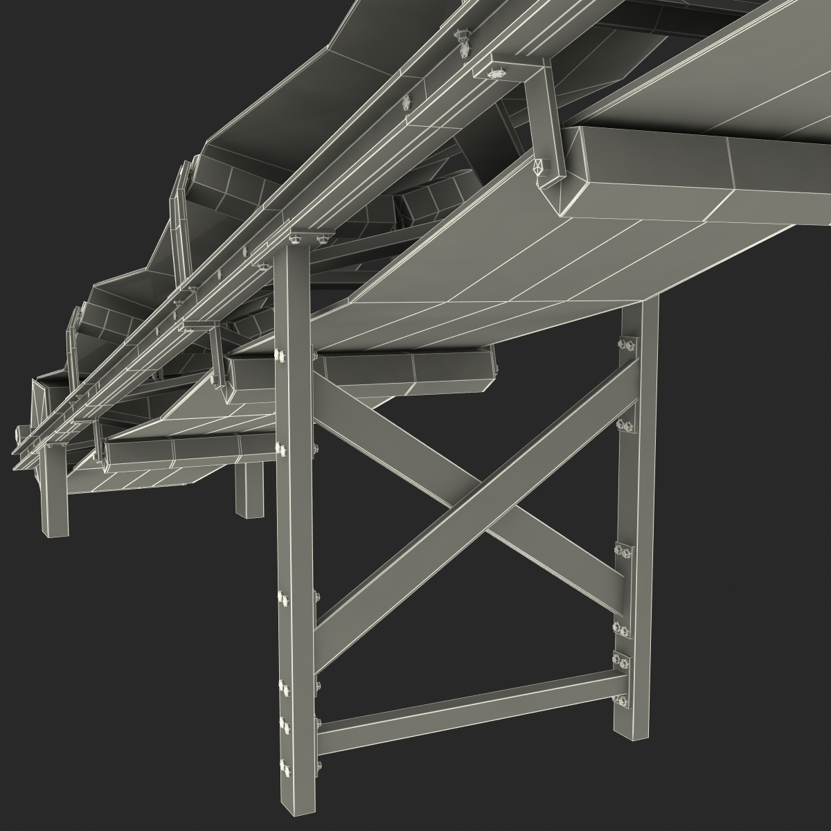 3d conveyor belt model