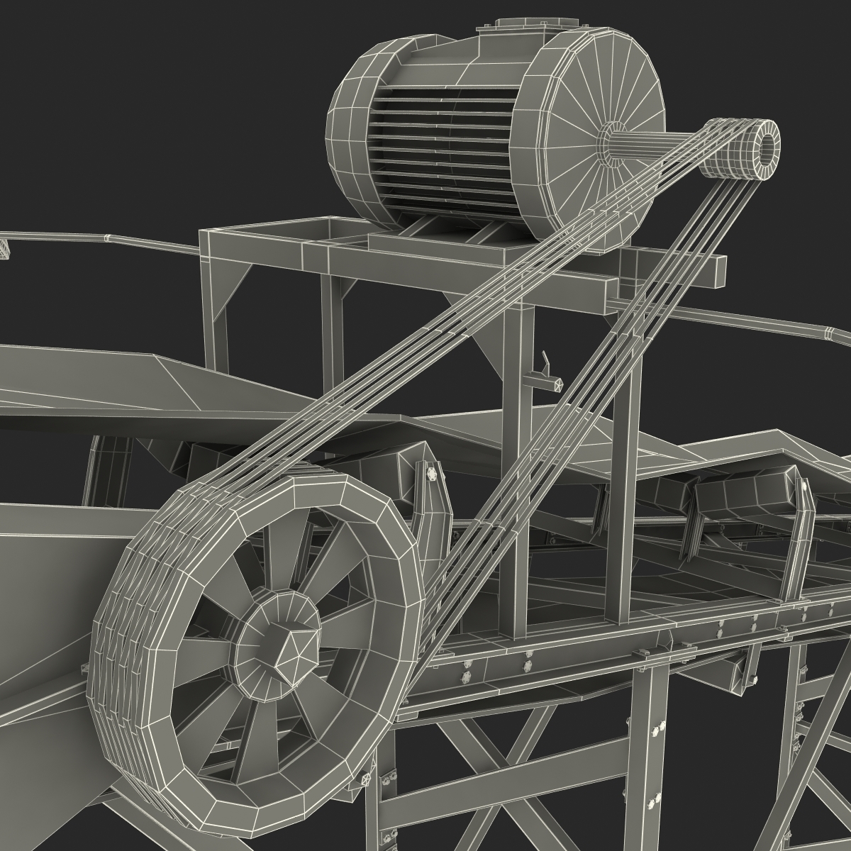 3d conveyor belt model