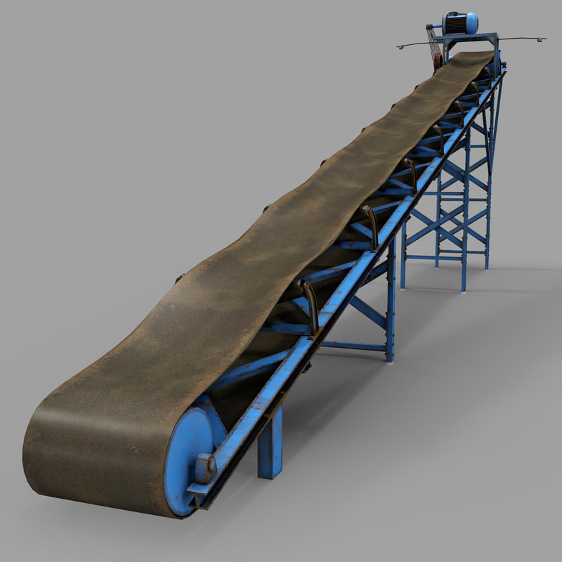 3d conveyor belt model
