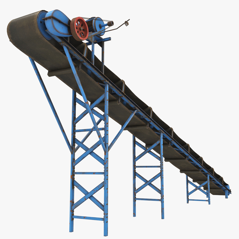 3d conveyor belt model