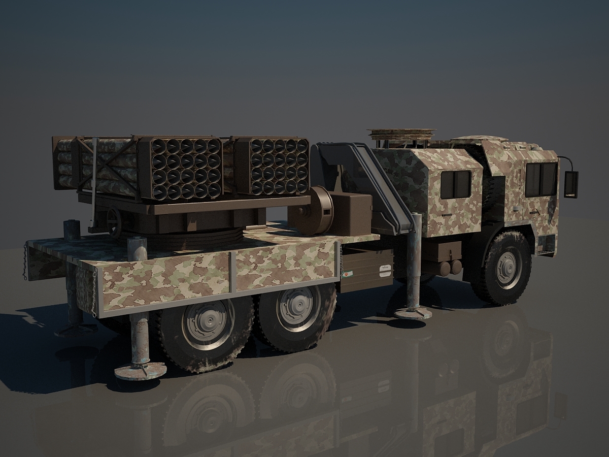 max multi-purpose multi barrel rocket launcher