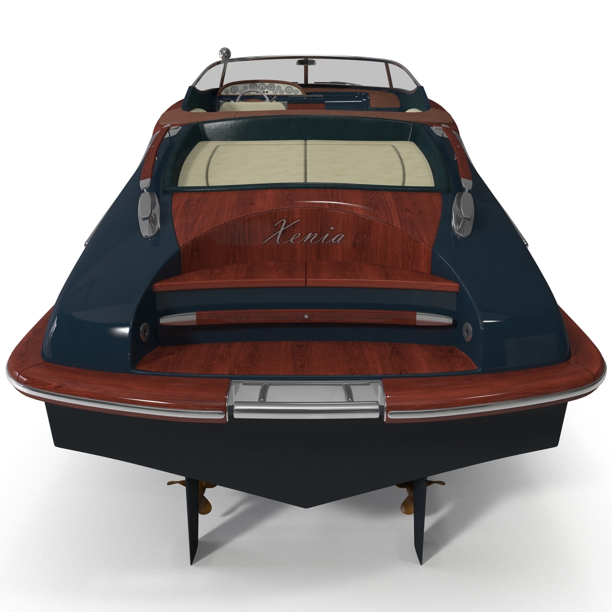 3d model riva boat