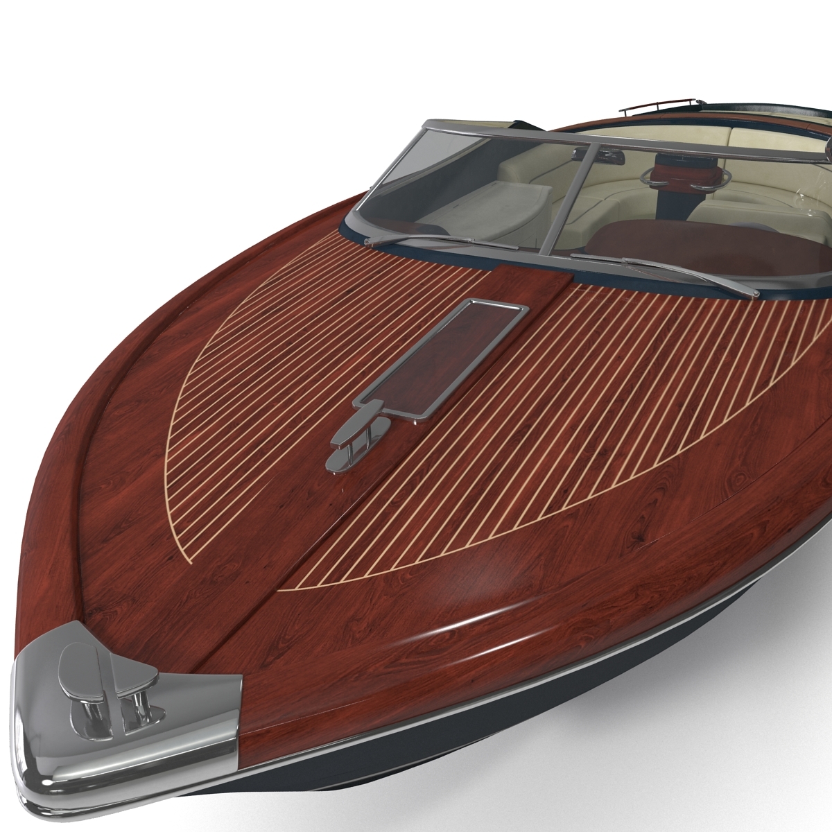 3d model riva boat