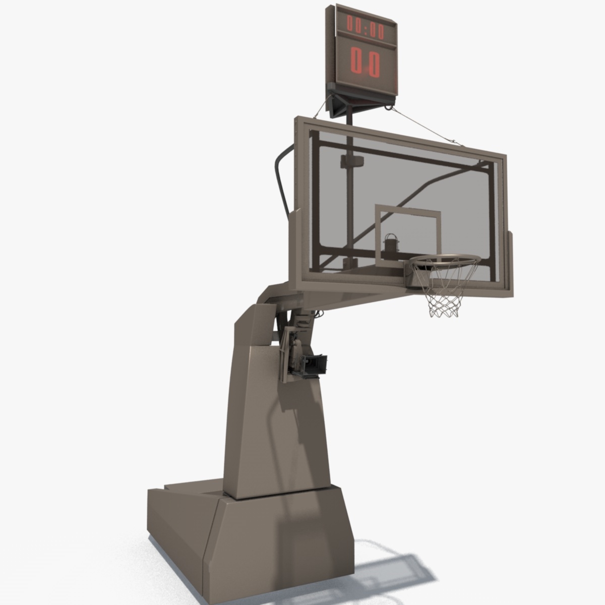 spalding backboard 3d model