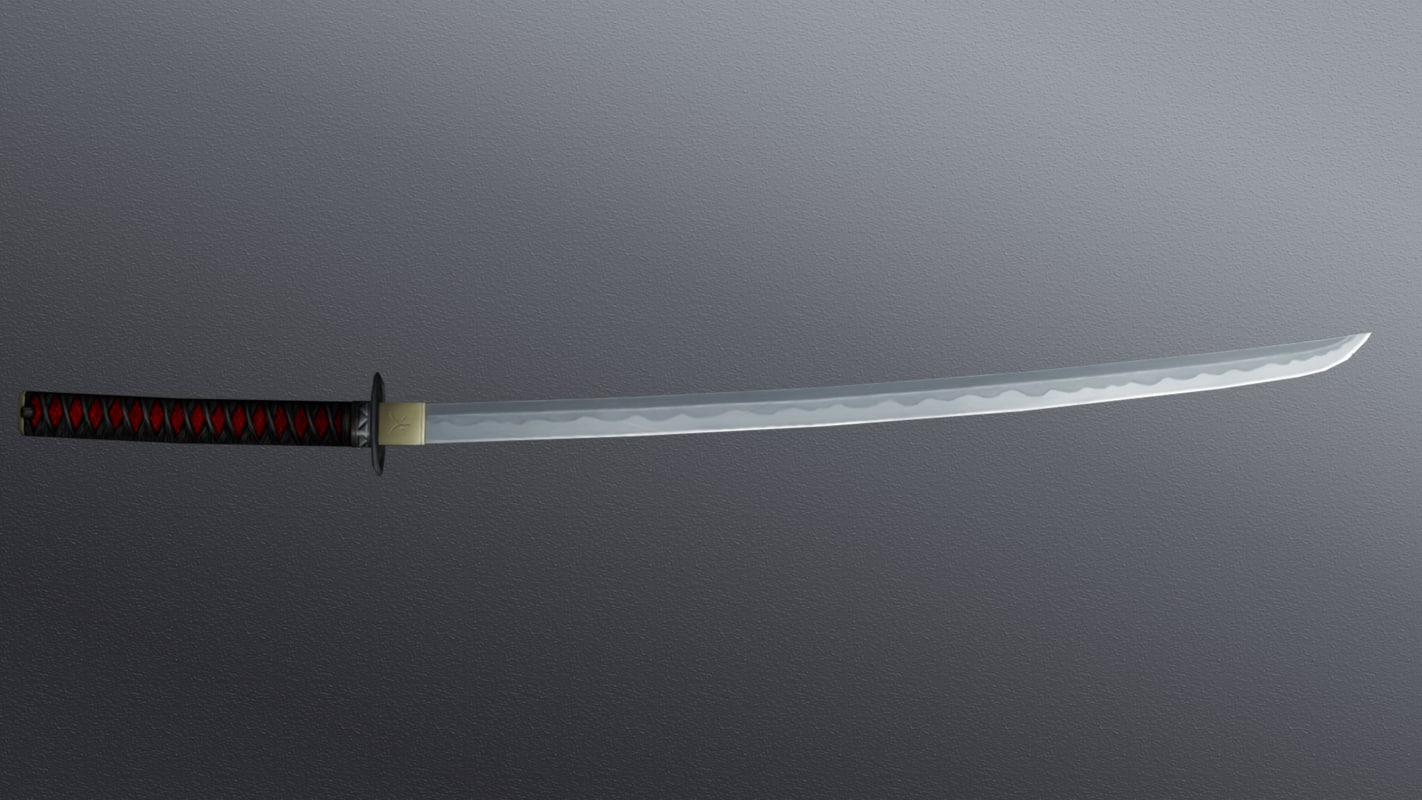 3d pack sword katana claymore