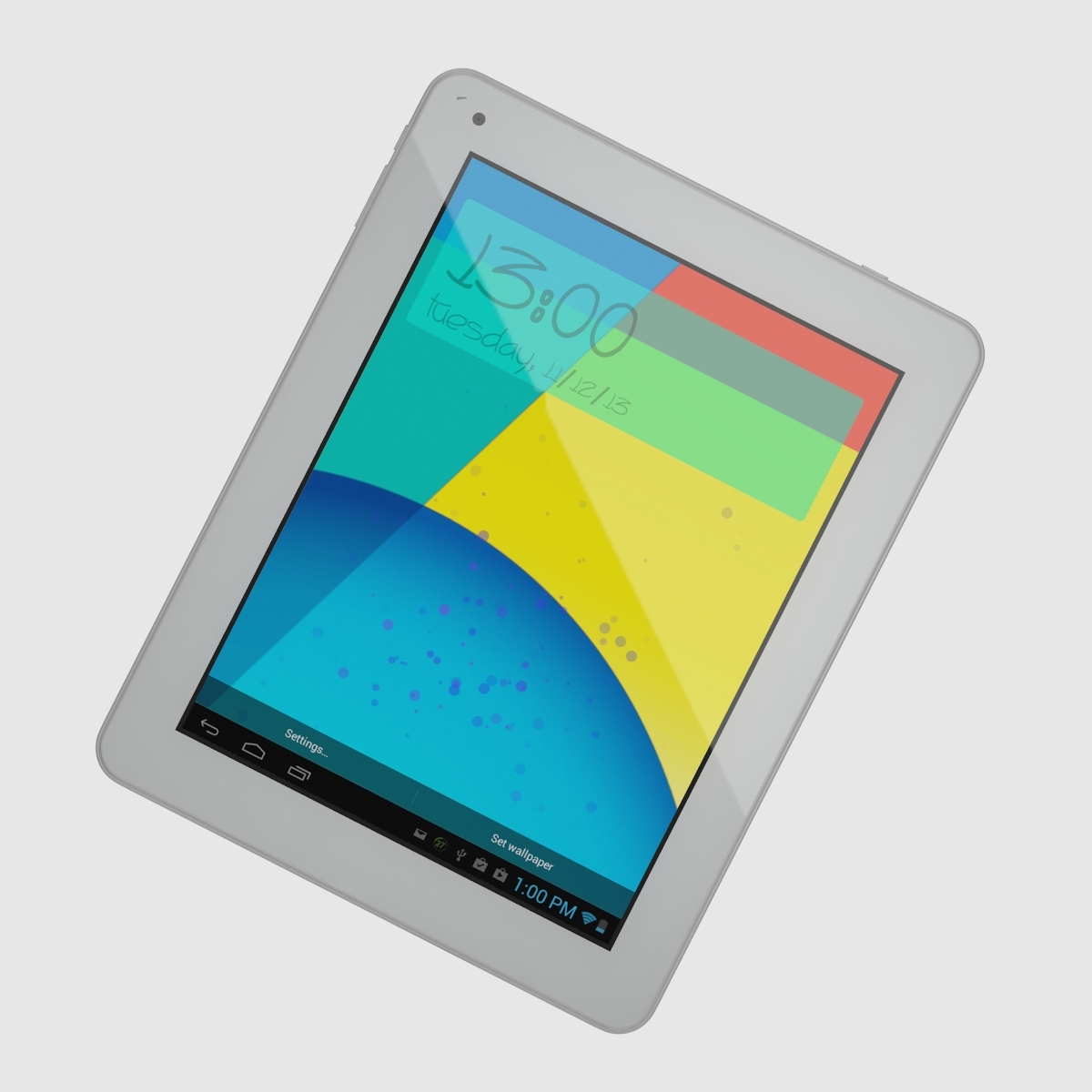 android silver pc tablet max