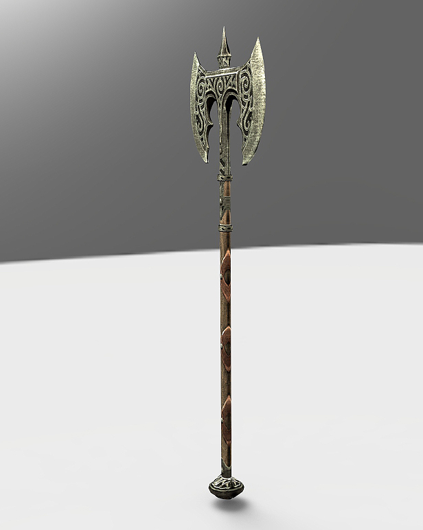 3dsmax skyrim axe