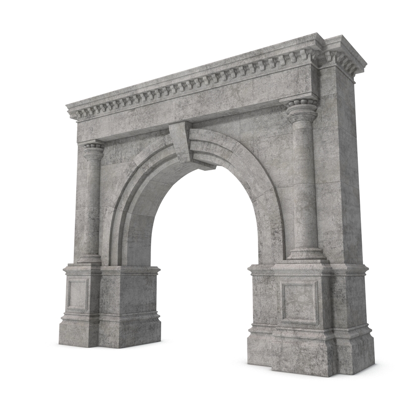 3d architectural arch design