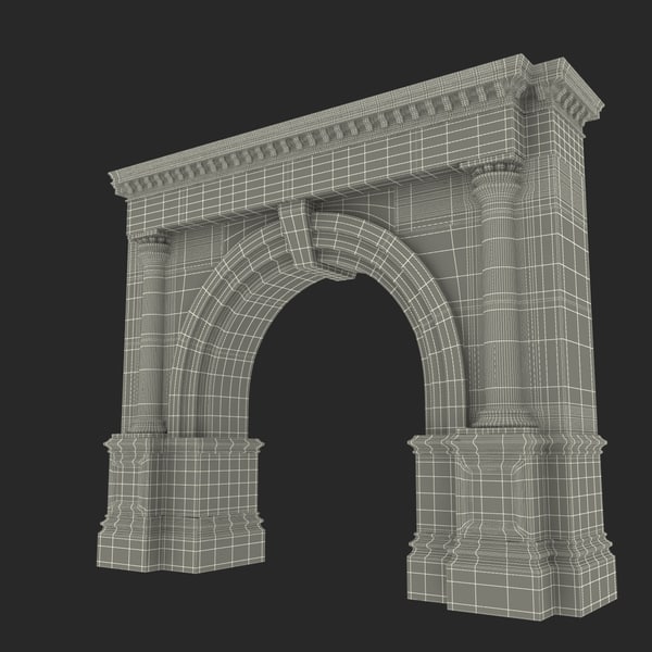 3d architectural arch design