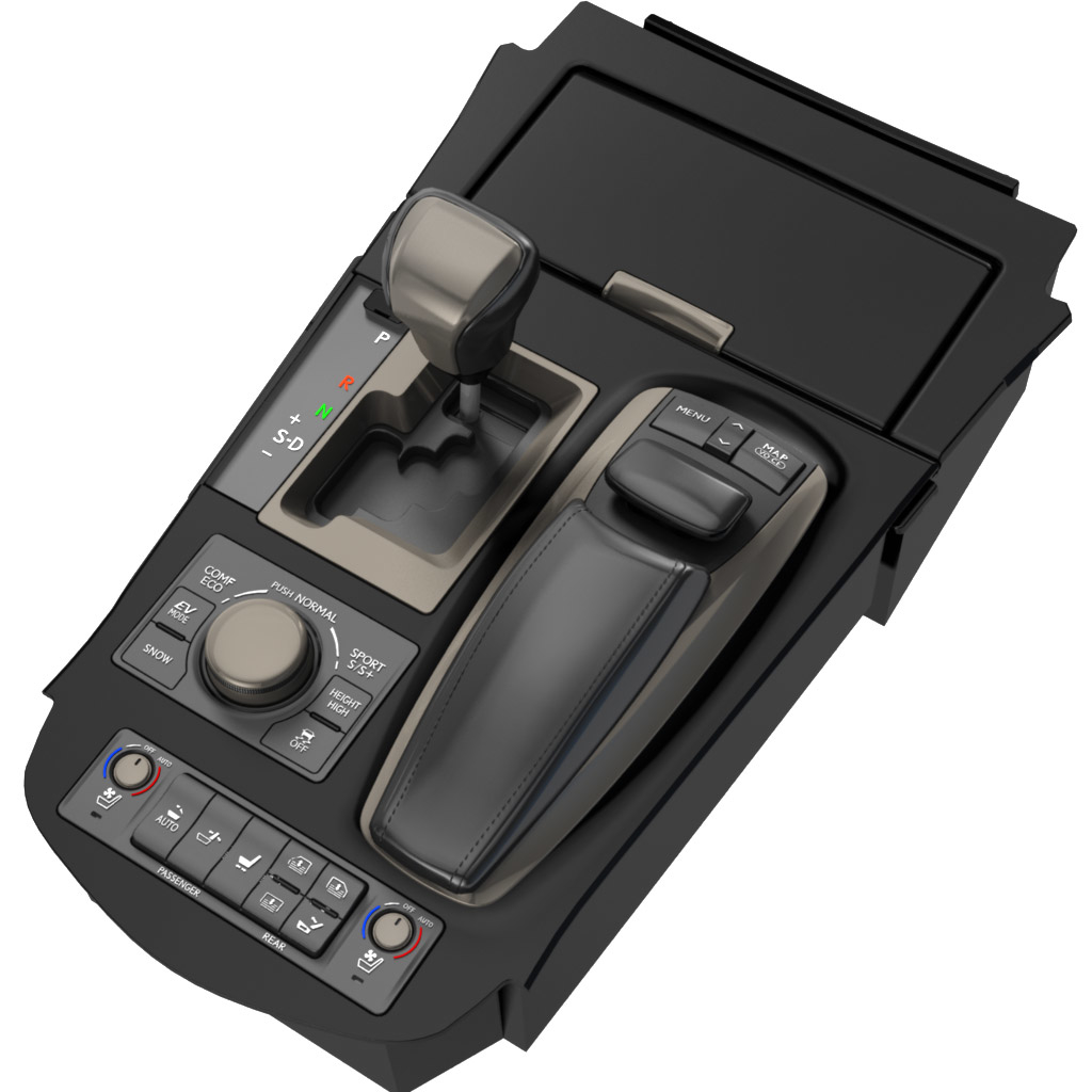 gear gearshift shift 3d model