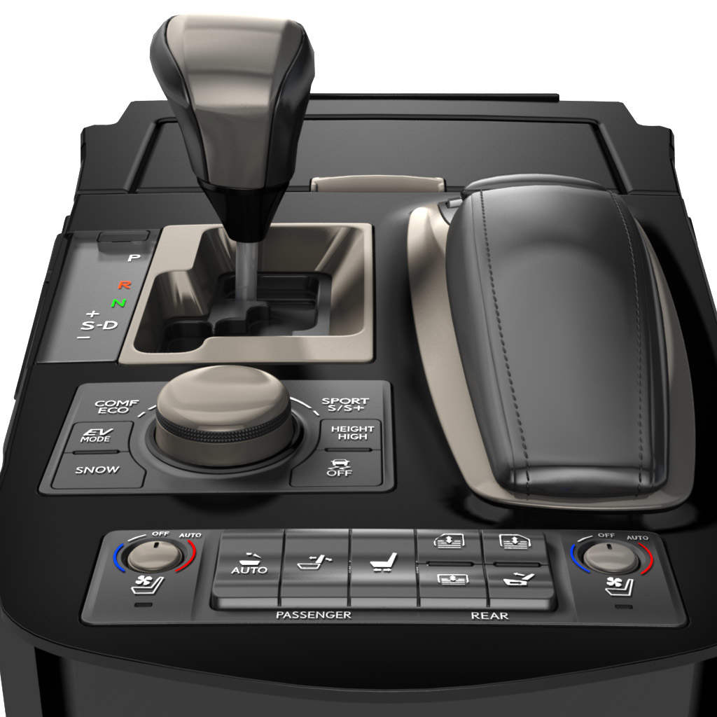 gear gearshift shift 3d model