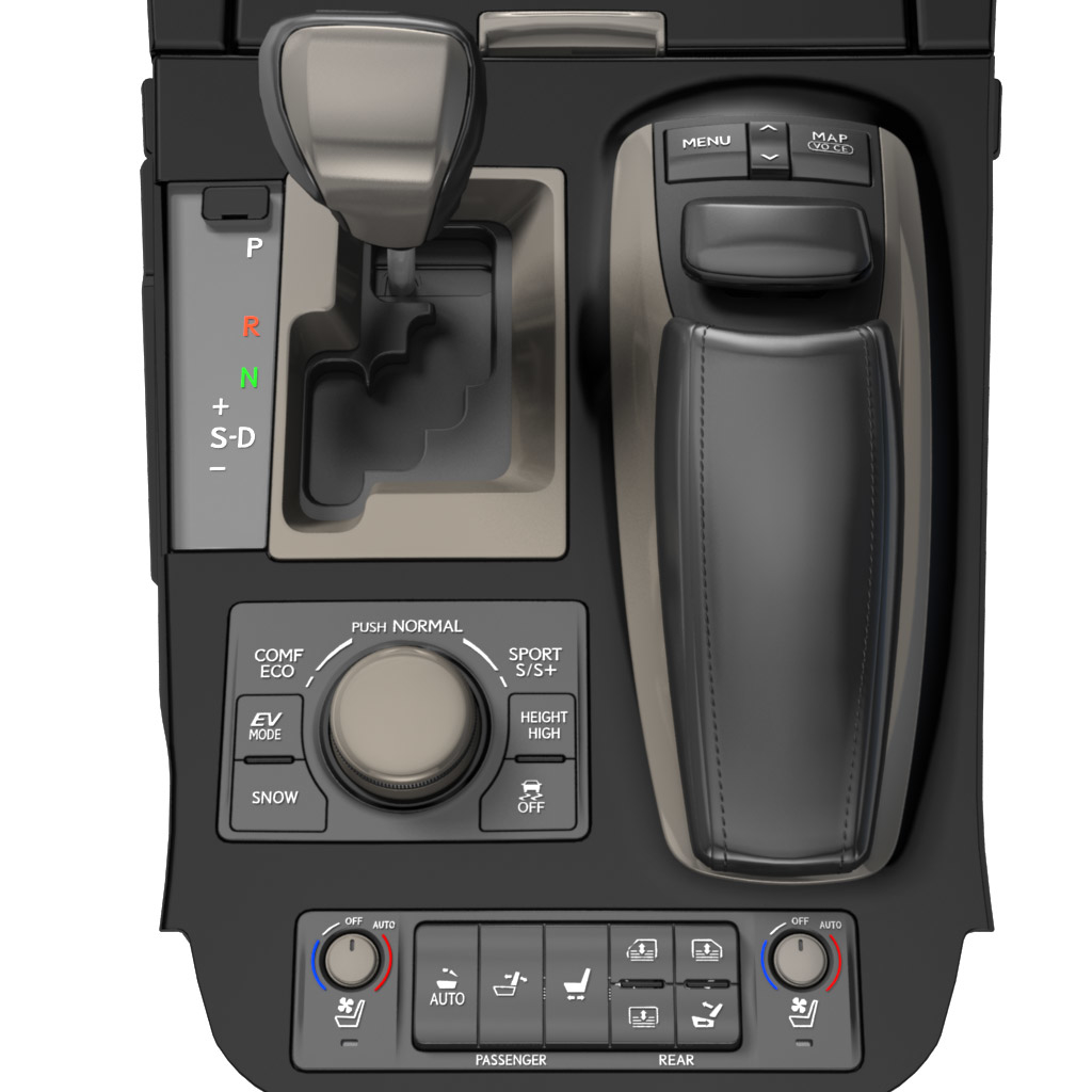 gear gearshift shift 3d model