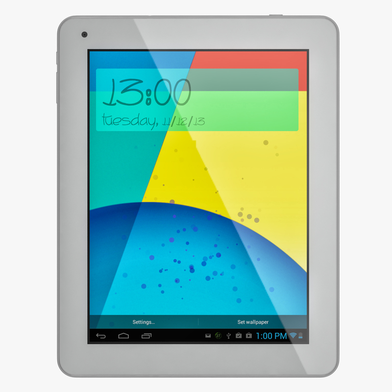 android silver pc tablet max
