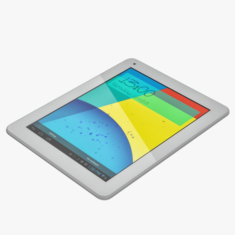 android silver pc tablet max