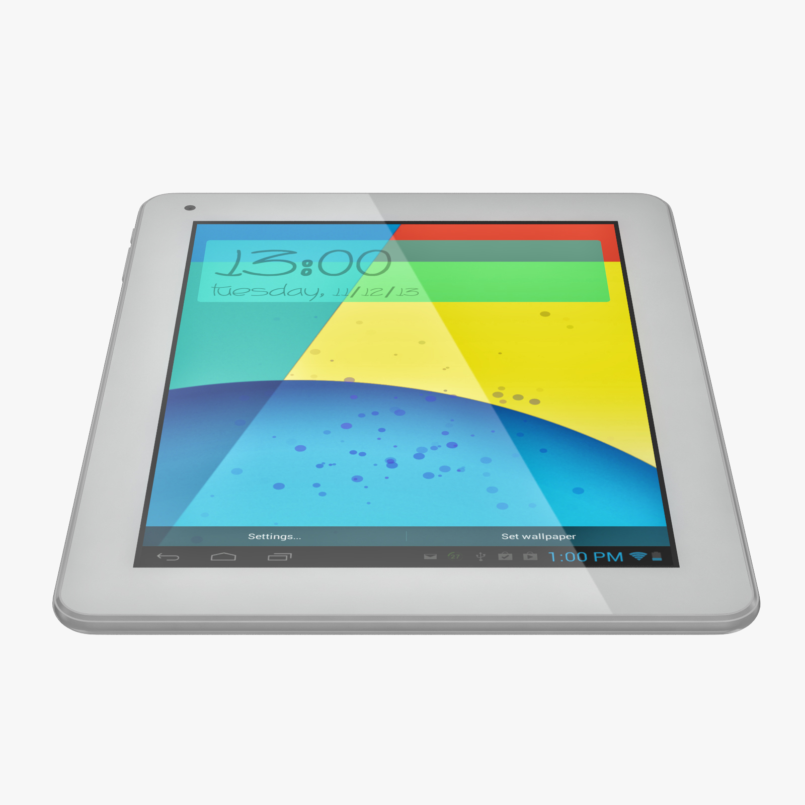 android silver pc tablet max