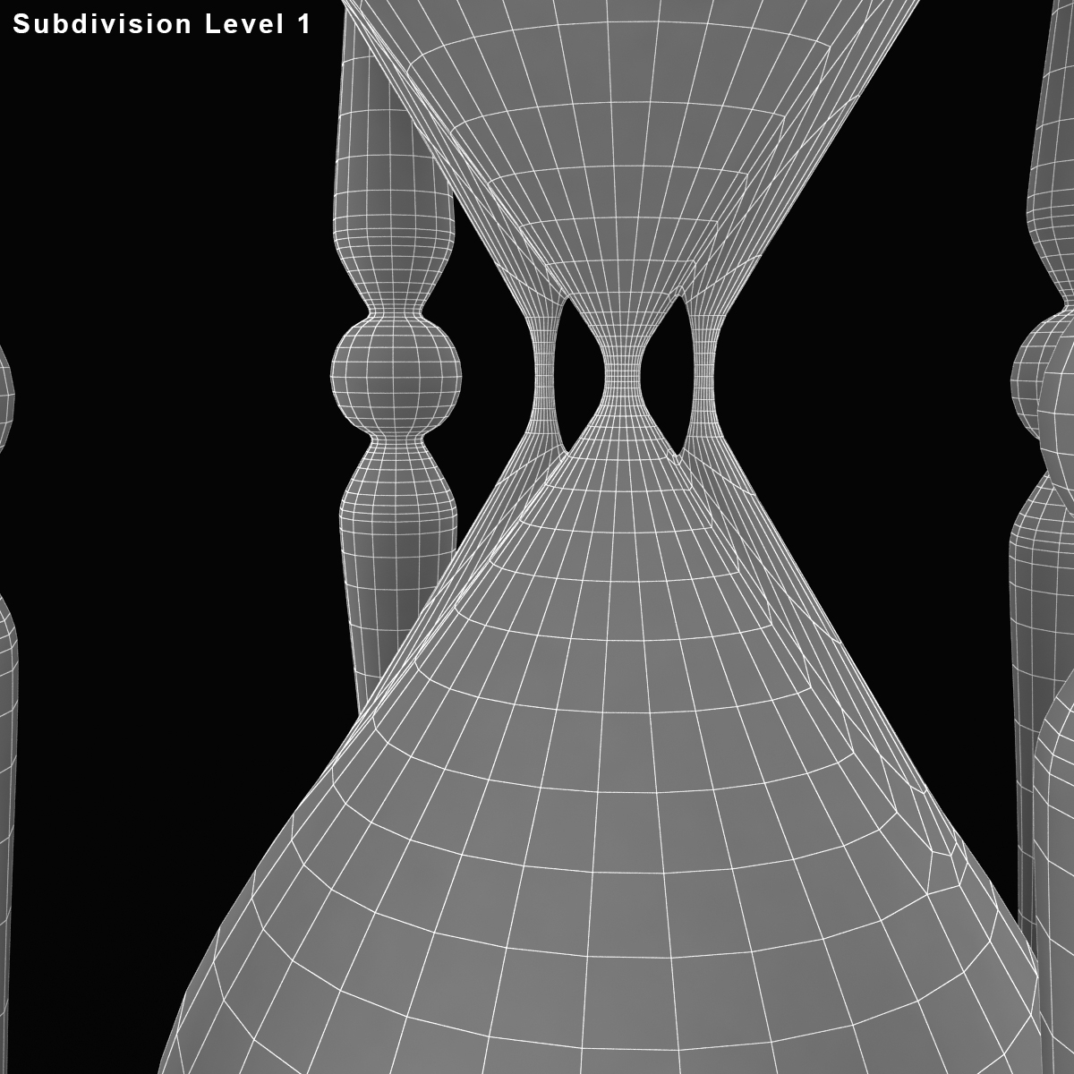 3d realistic hourglass model