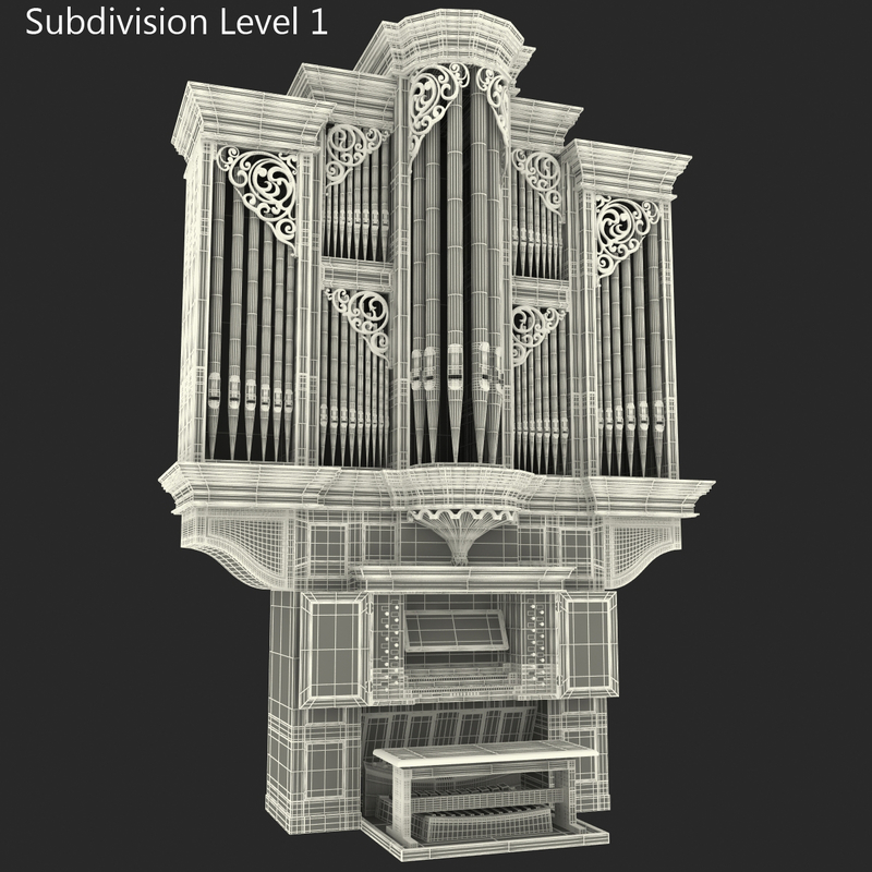 pipe organ obj