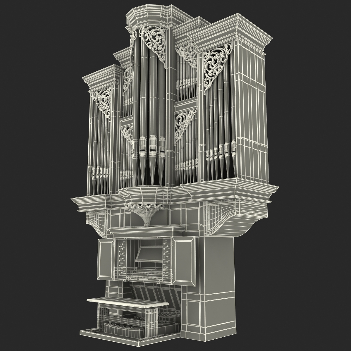 pipe organ obj