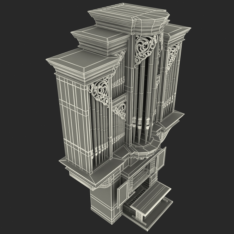 pipe organ obj