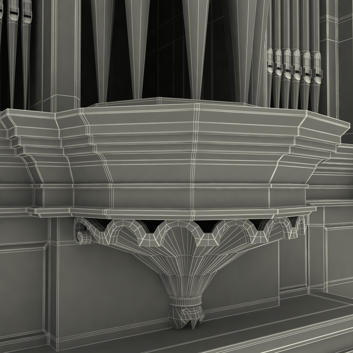 pipe organ obj