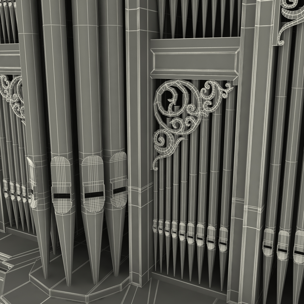 pipe organ obj