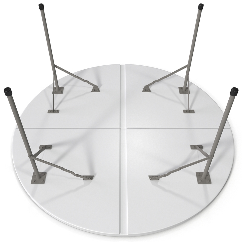 folding table 3d 3ds