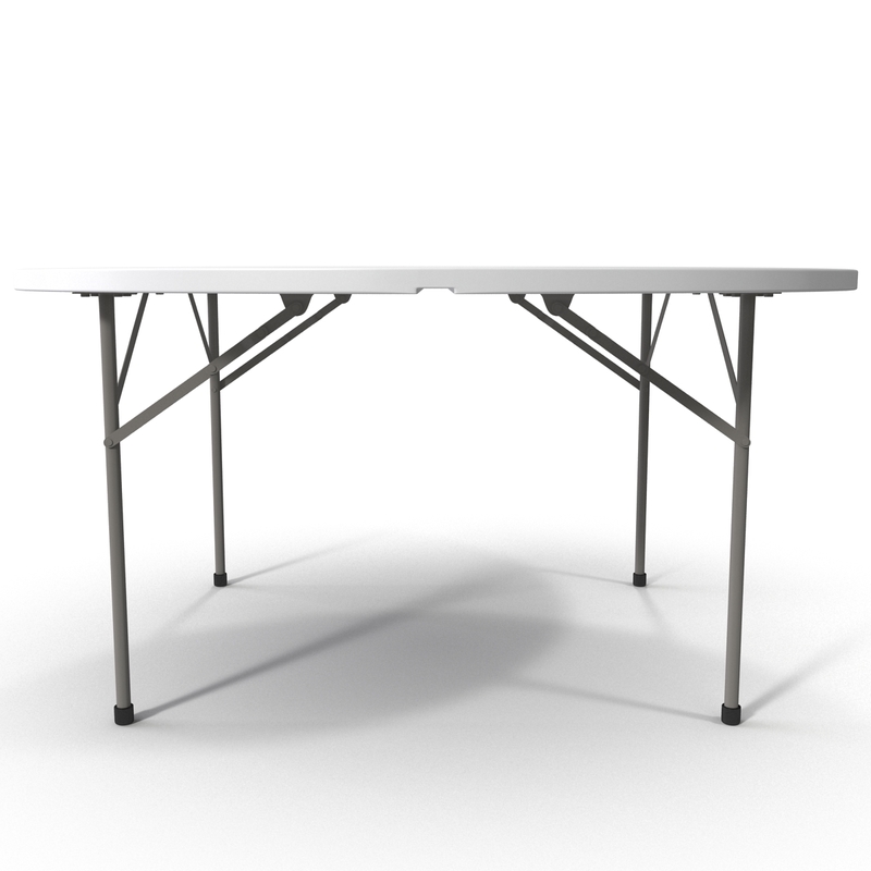folding table 3d 3ds