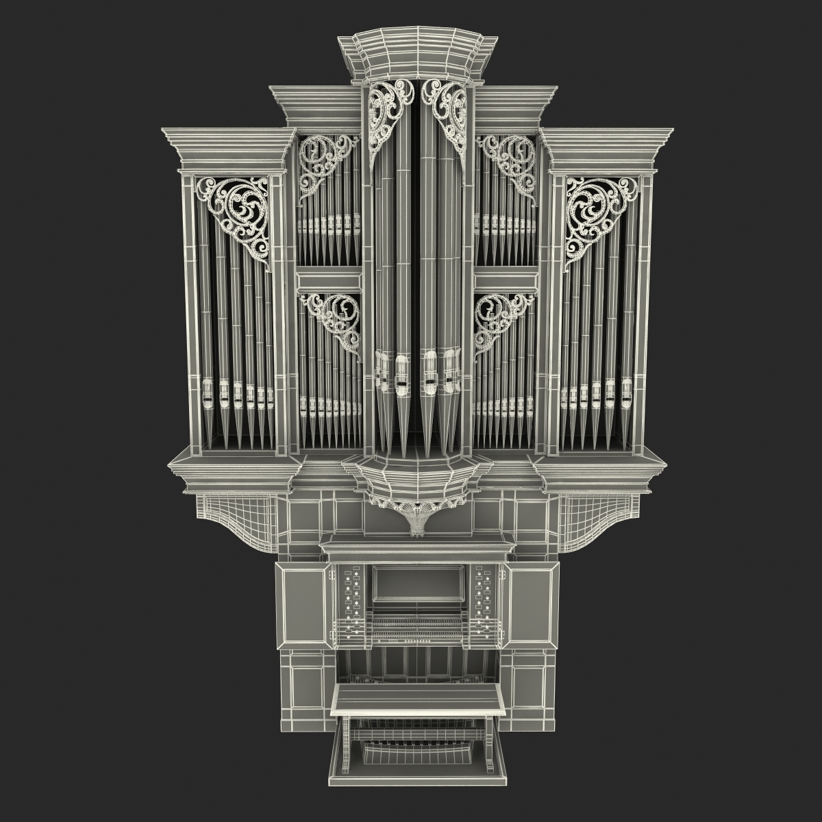 pipe organ obj