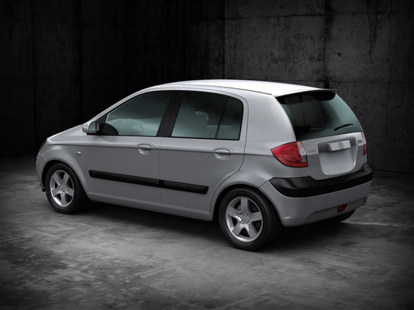 hyundai getz 3d max